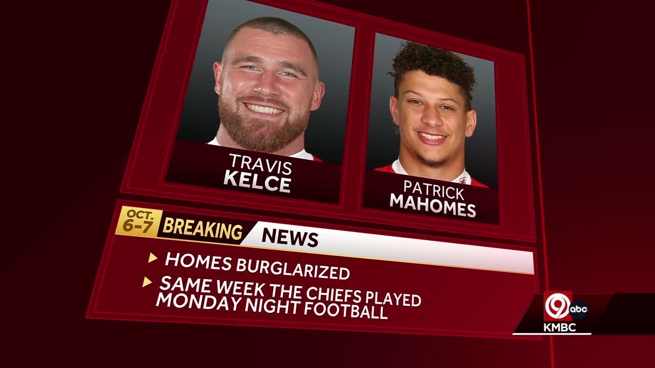 NFL reportedly issues security alert after recent athlete burglaries, including Mahomes and Kelce