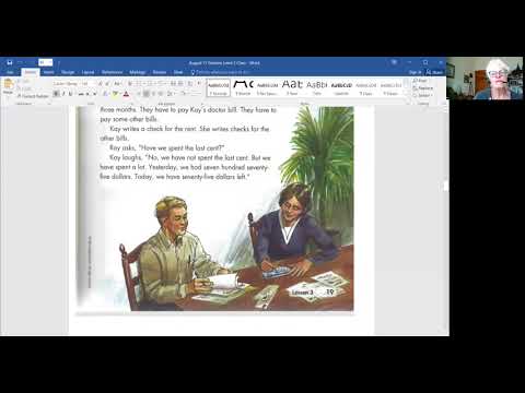 August 17 Level 2 English Class - AY words, writing checks and synonyms