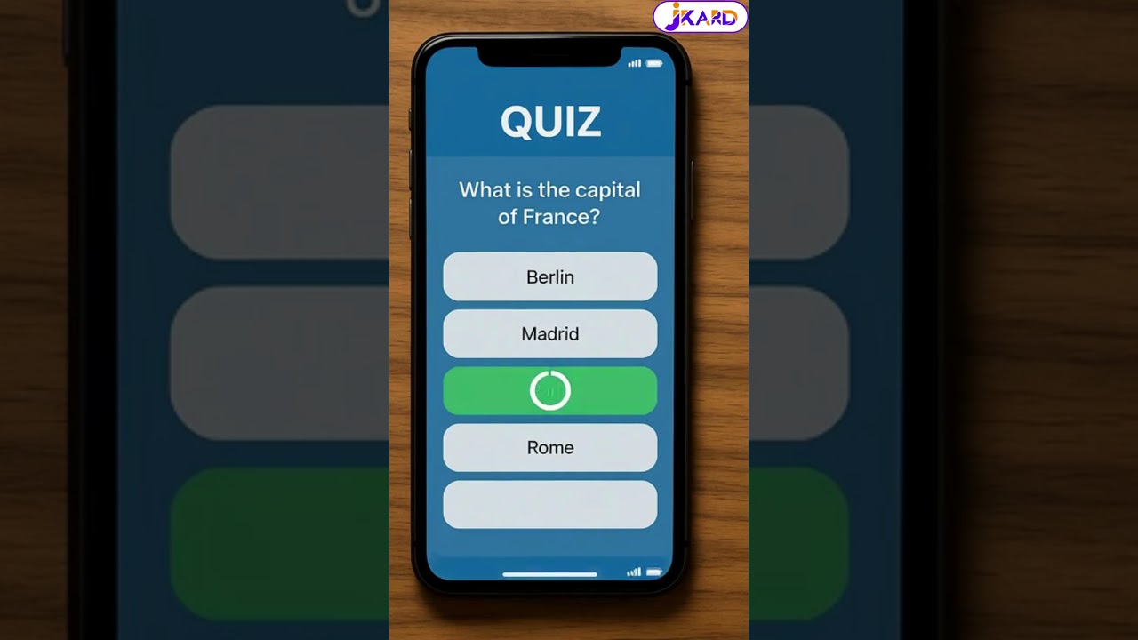 🧠 Quiz App Development | Build Your Own Interactive Quiz Game 📱✨