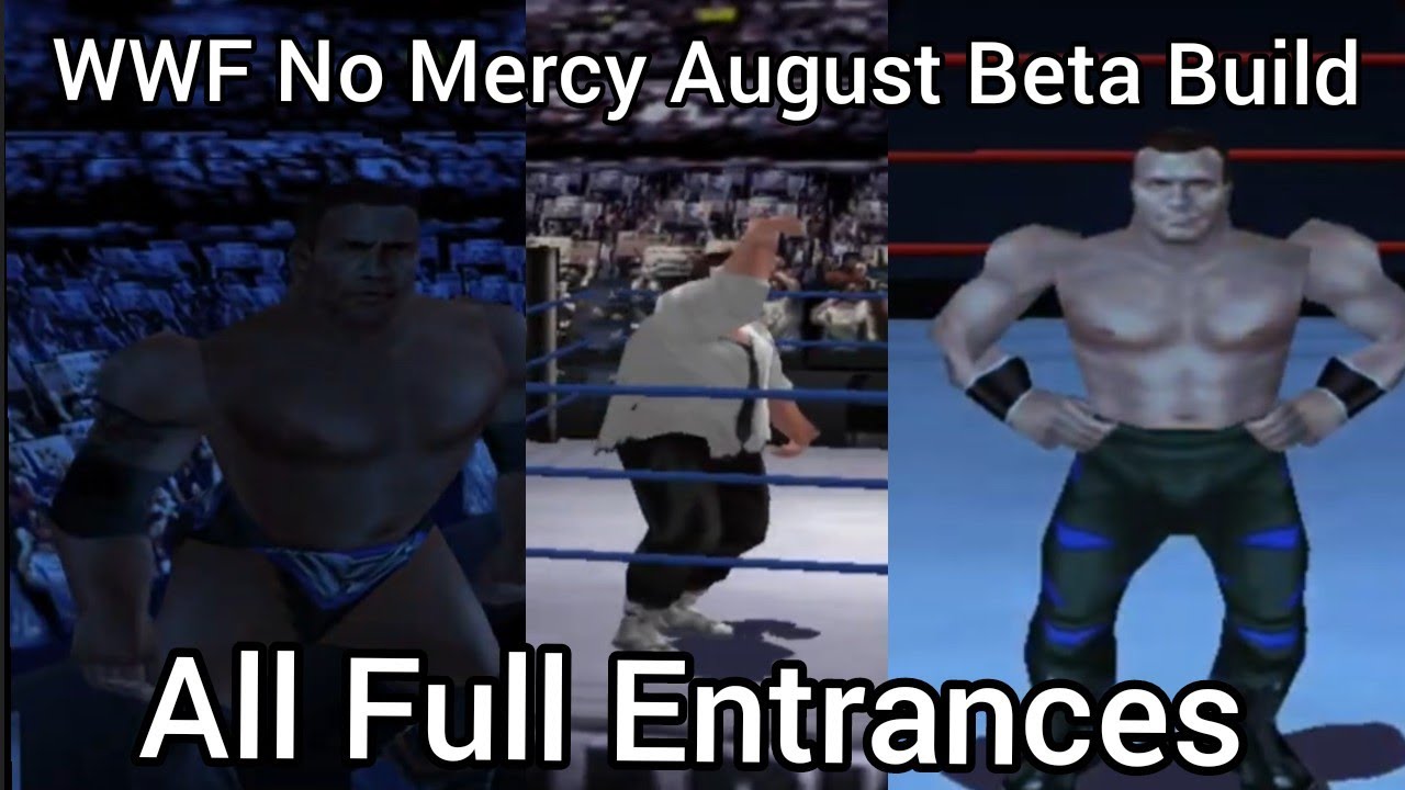 WWF No Mercy August E3 Beta-All Entrances
