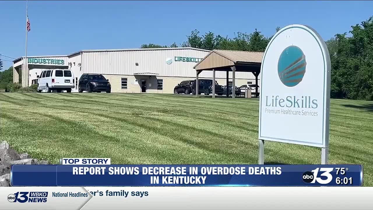 Report shows decrease in overdose deaths in Kentucky