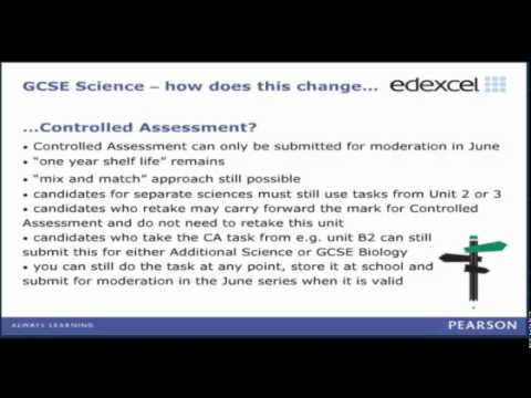 GCSE Reform -- Going Linear: Information on the changes to Science, Additional Science, Biology