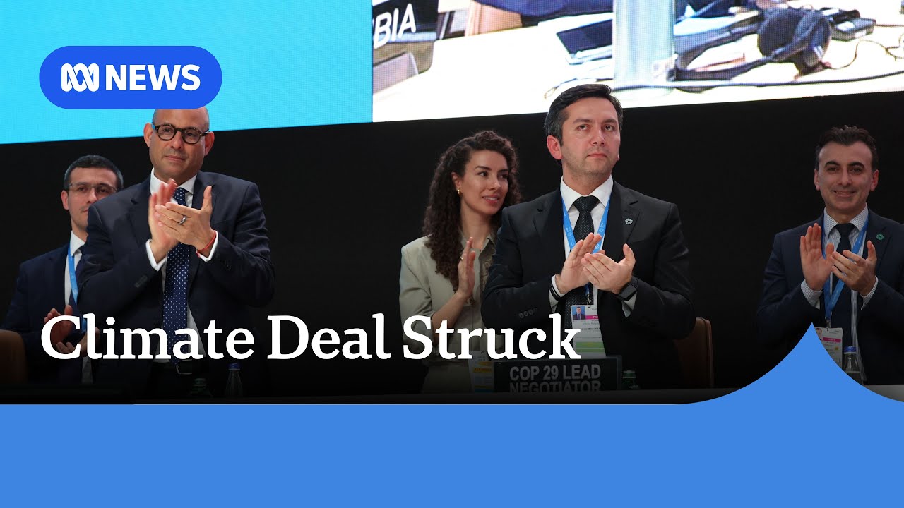 COP29 summit strikes deal on climate financing after mass walkout | ABC News