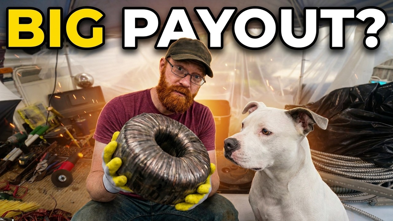 SCRAP & SOUL: Organizing My 10x10 Workbench & Helping a Rescue Dog 🛡️
