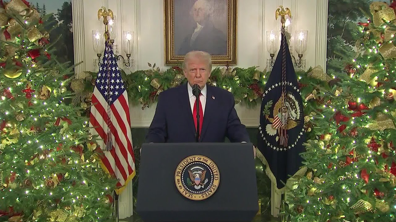 President Trump Announces Military Holiday Bonus, Touts Achievements (Primetime Address)