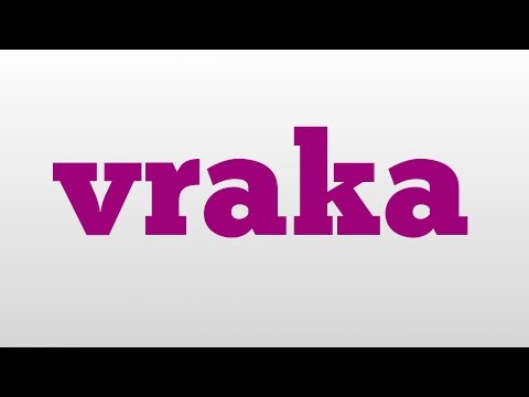 vraka meaning and pronunciation