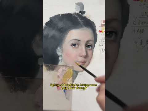 Classical Painting Techniques: Grisaille and Glazing #art #oilpinting #skintones #glazing