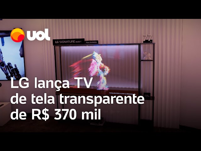 CES 2025: LG lança TV de tela transparente de R$ 370 mil