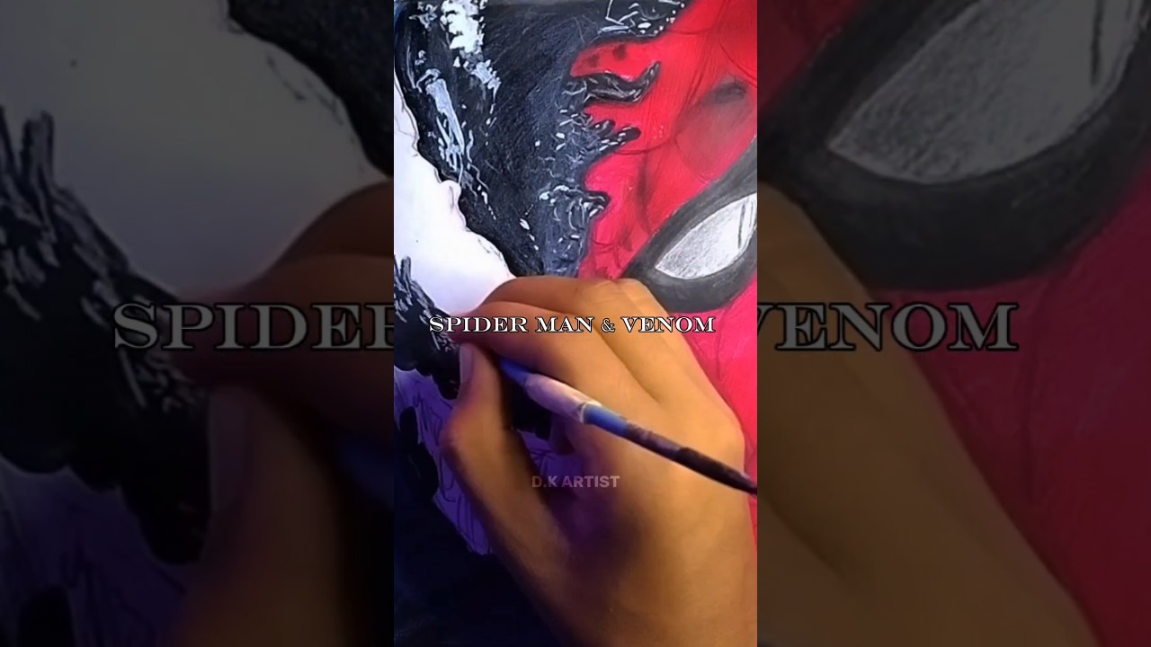 Venom & Spiderman #drawing #venom#spiderman#d.kartist#dkartist