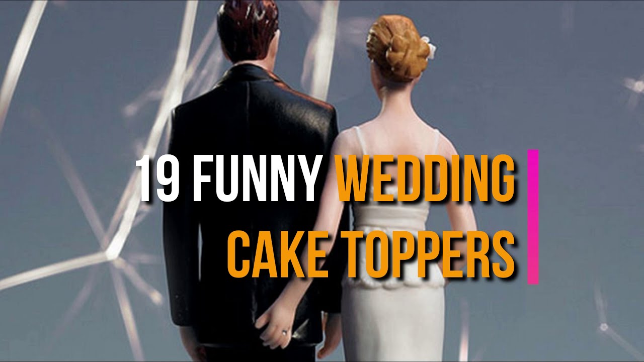 19 HILARIOUS Wedding Cake Toppers That'll Leave You Gasping