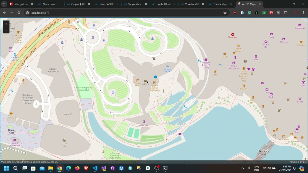 ArcGIS Maps SDK for JavaScript - Display a marker on the map