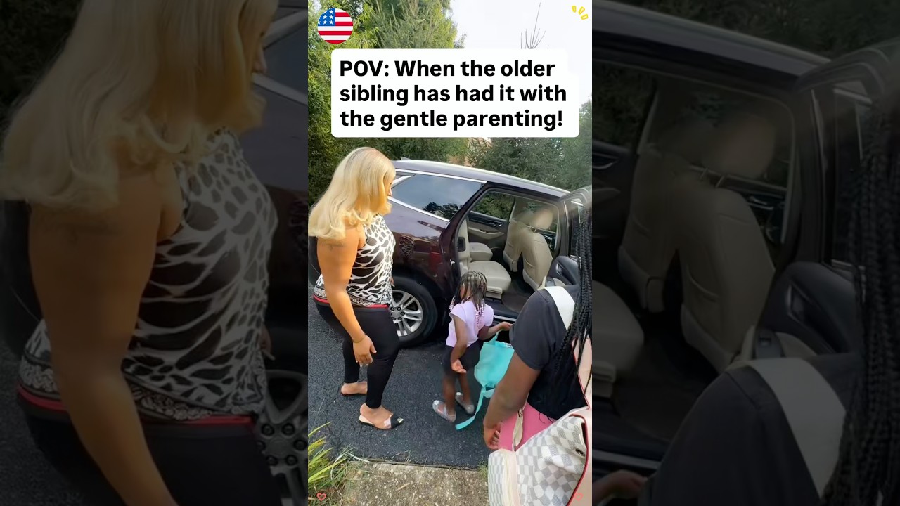 When gentle parents can’t solve the problem,siblings take over the problems  #siblings #funnymoments