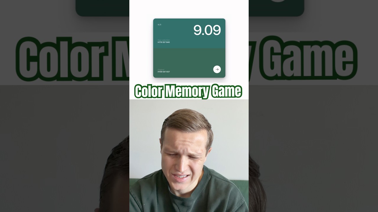 Color Memory Game