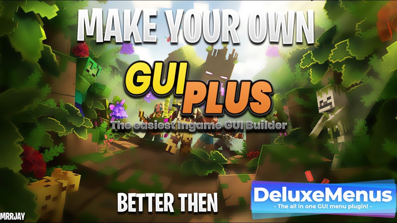 Make Gui Menu Ingame Easyway Gui Plus Minecraft Plugin