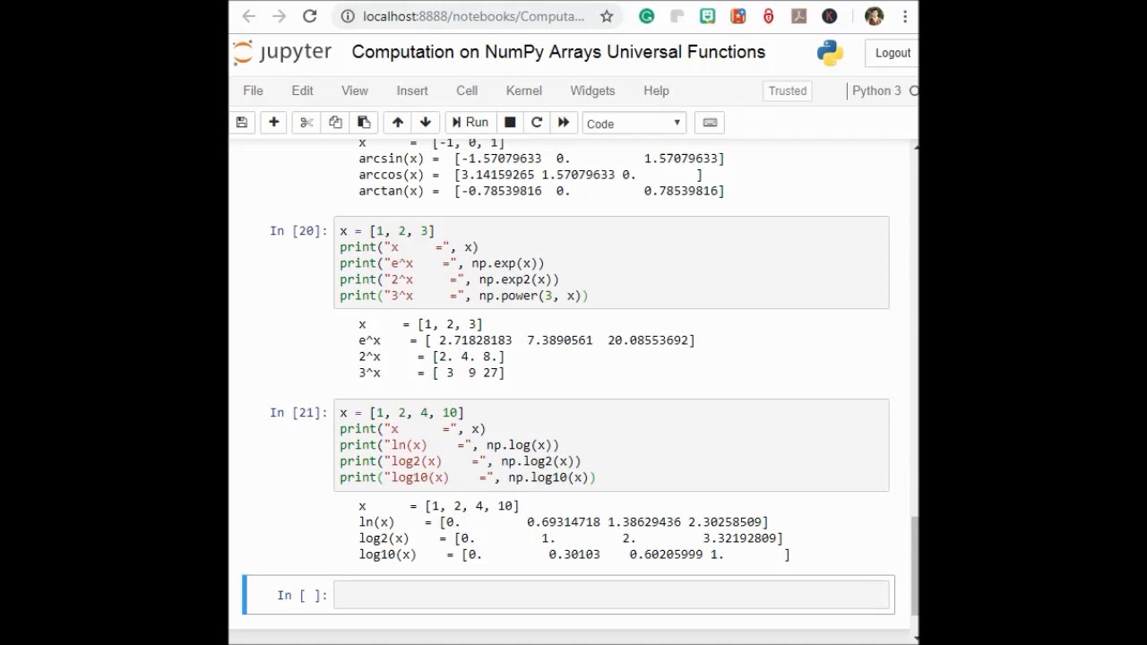 Exponents and Logarithms || Data Science || Machine Learning  || Python Programming Language ||
