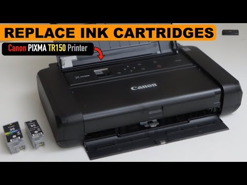 Canon Pixma TR150 Ink Cartridge Replacement !