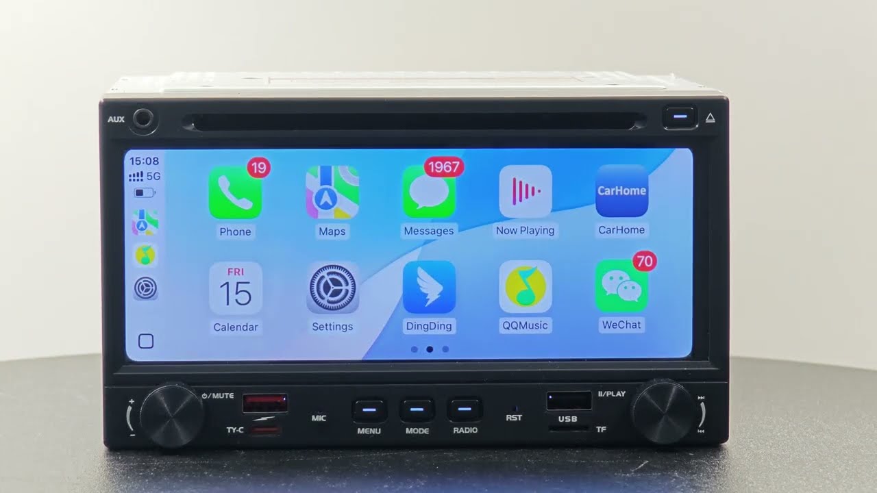 How to set up wireless Apple CarPlay & Android Auto? | Sooemaka Double Din Car Stereo DVD/CD Player