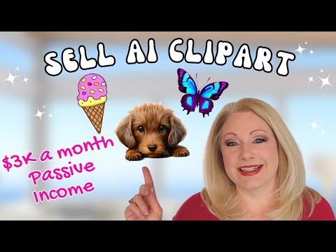 🤑 MAKE MONEY Selling AI CLIPART made with Creative Fabrica Spark