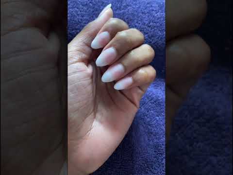 Pink Chrome Almond Nails! Quick nail vlog
