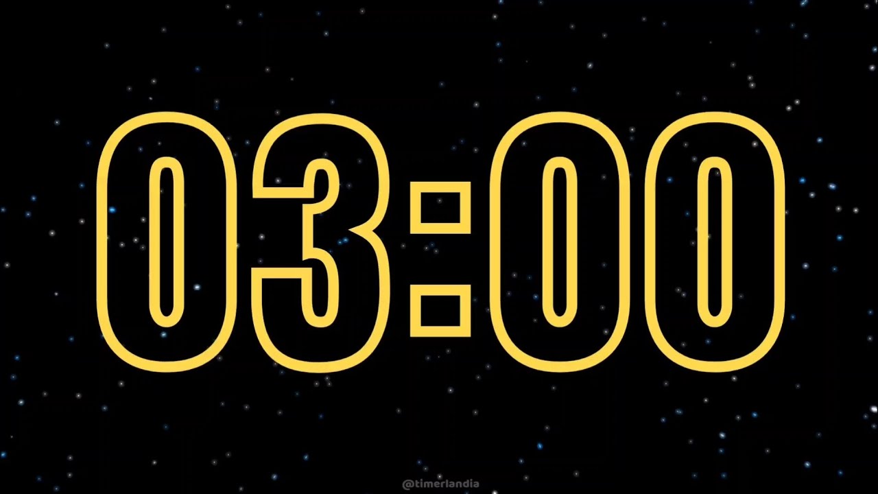 3 Minute Countdown Timer | Space Flow ✨