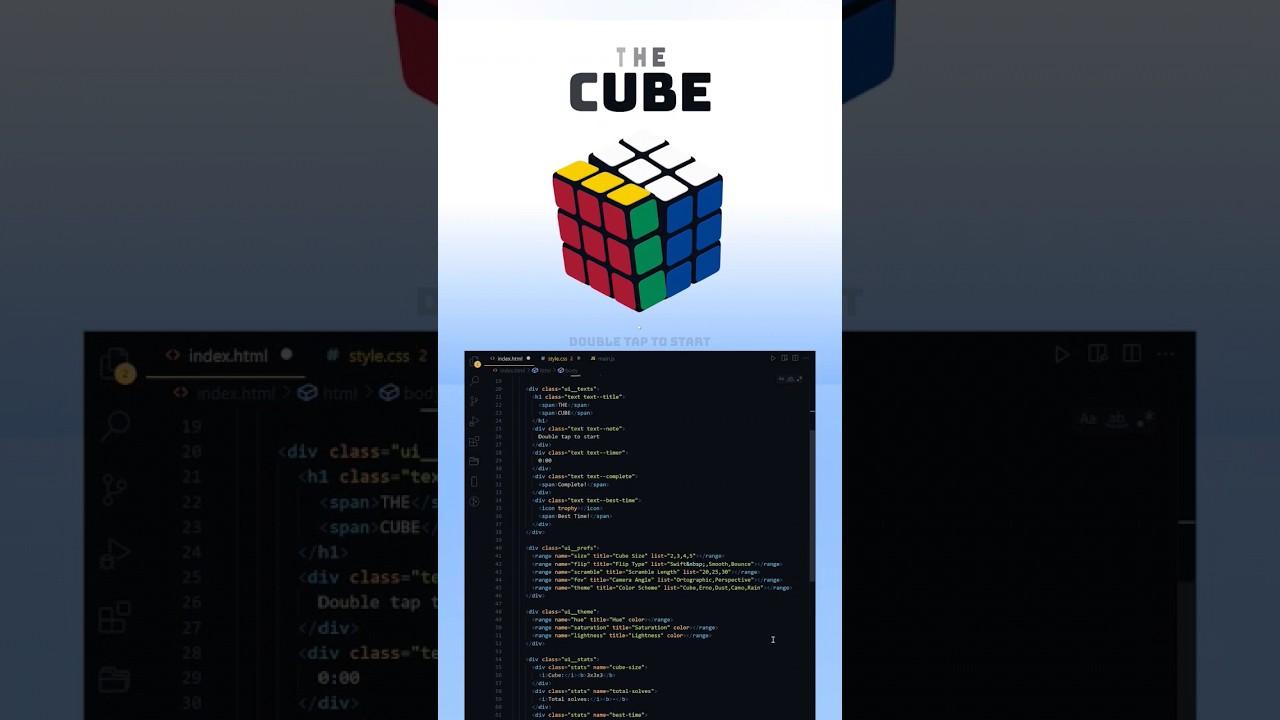 ThreeJS game #htmlcssjs #gamedevelopment #frontend #code #programming
