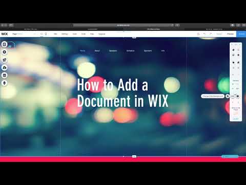 How to add a document in Wix