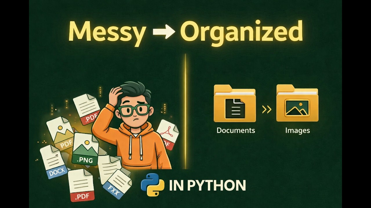 Python Script to Organize Files | Beginner Project
