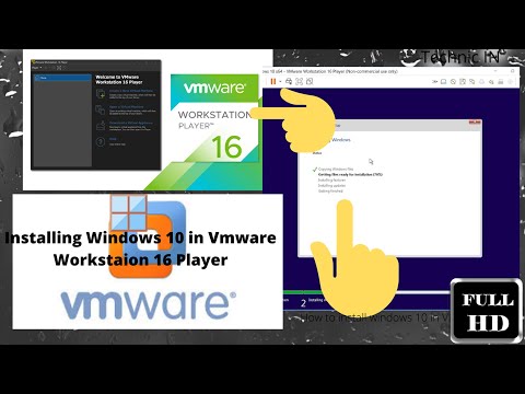 How to Install windows 10 In Vmware Workstation 16 Player (Virtual Machine) in 2021.