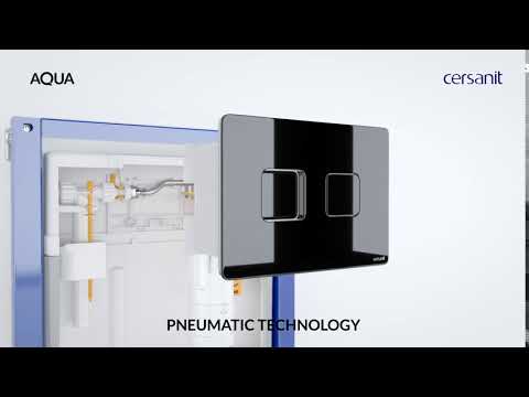AQUA with pneumatic flushing system