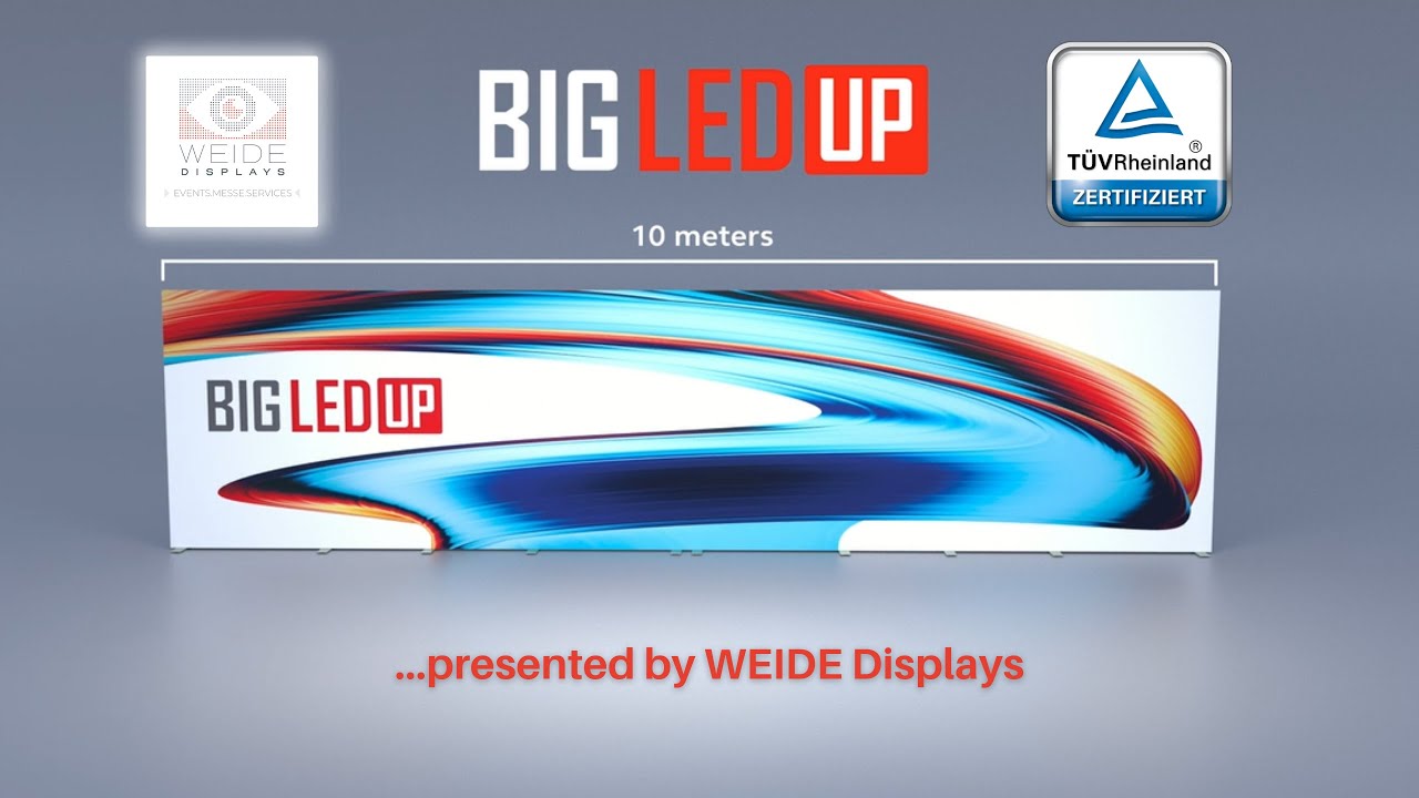 BIG LEDUP Leuchtrahmen Display - Weide Displays