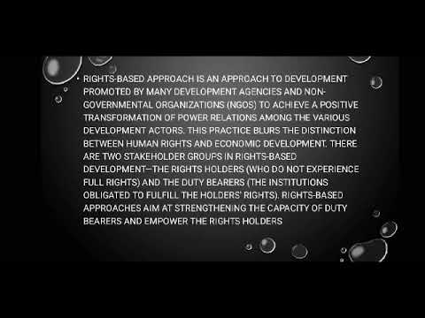 PA15 (Group 9) Definition of Right-Based Approach