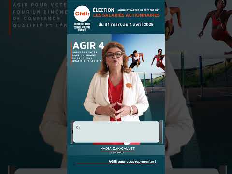 N°4 🗳 Élection #administrateur représentant les Salariés #actionnaires 🗳 chez Orange . #cfdt