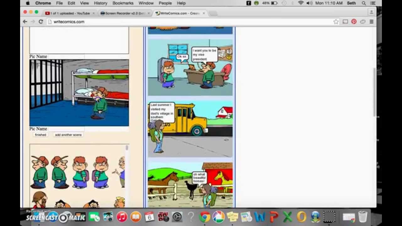 How to Make a Comic Strip with WriteComics.com