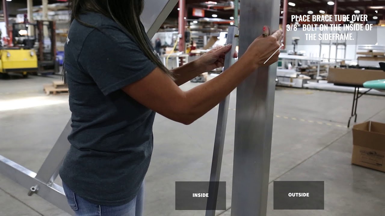 ELITE LIFT:  Attaching Upper Bracing