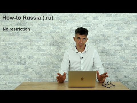 How to register a domain name in Russia (.ru)