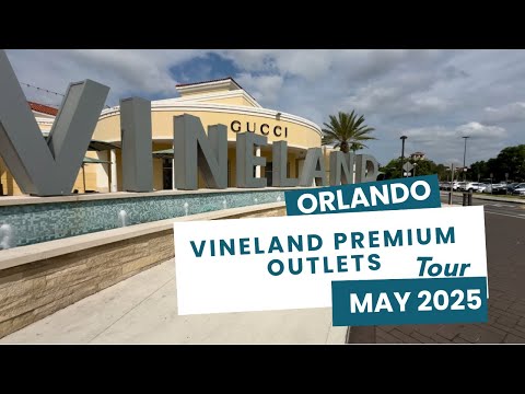 Vineland Premium Outlets | Orlando’s Best Shopping Destination! | Walking Tour May 2025 |