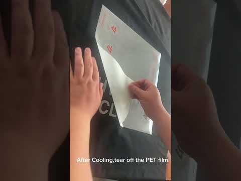 Reflective Logo Label Heat Transfer On Clothes