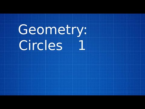 Circle Definitions: Radius, Diameter, Chord, Arc