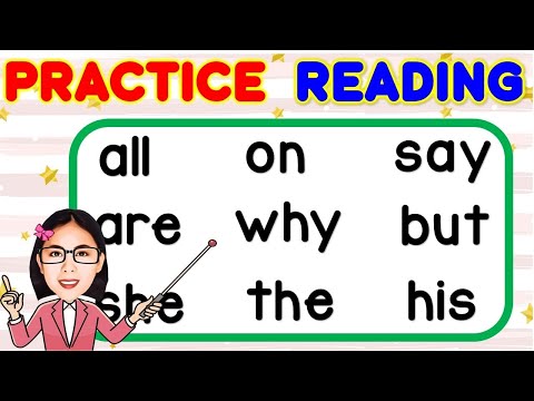 SIGHT WORDS for KIDS | LEARN TO READ | READING TUTORIAL FOR KIDS | EFFECTIVE READING TUTORIAL