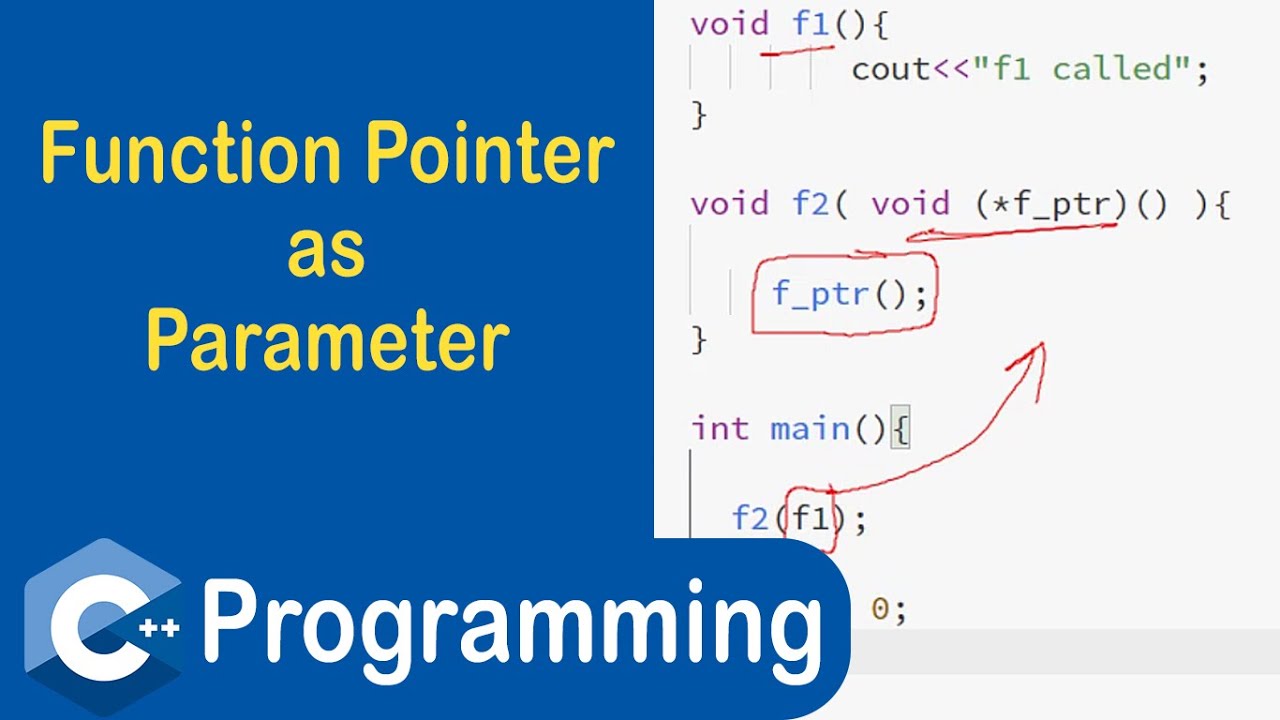 #84 Function Pointer as Parameter in C++