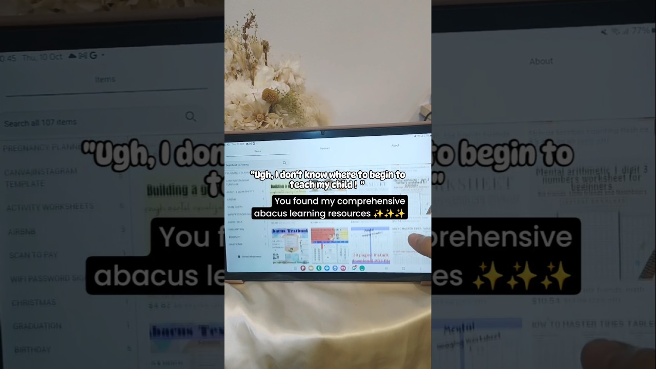 Comprehensive abacus learning resources for teachers and parents ! #guidebook #maths #abacus #fyp