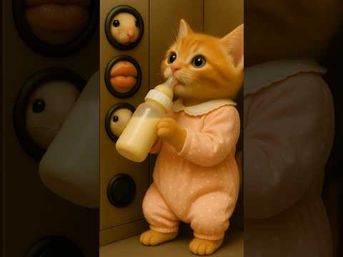 What is a cute cat (kitten) doing in a place like this? #shorts