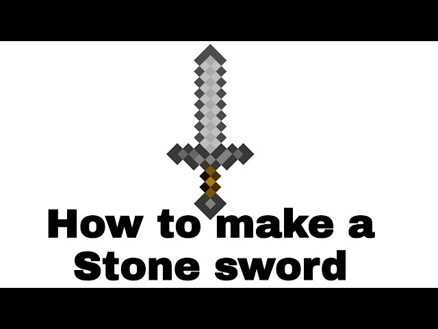 How to make a sword in Minecraft: Step by Step Guide