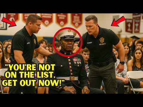 Two Guards Asked Black Marine to Leave His Son's Graduation – Then Six SEALs Silenced The Room And..