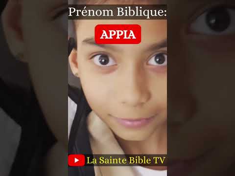 Biblical name meaning Appia