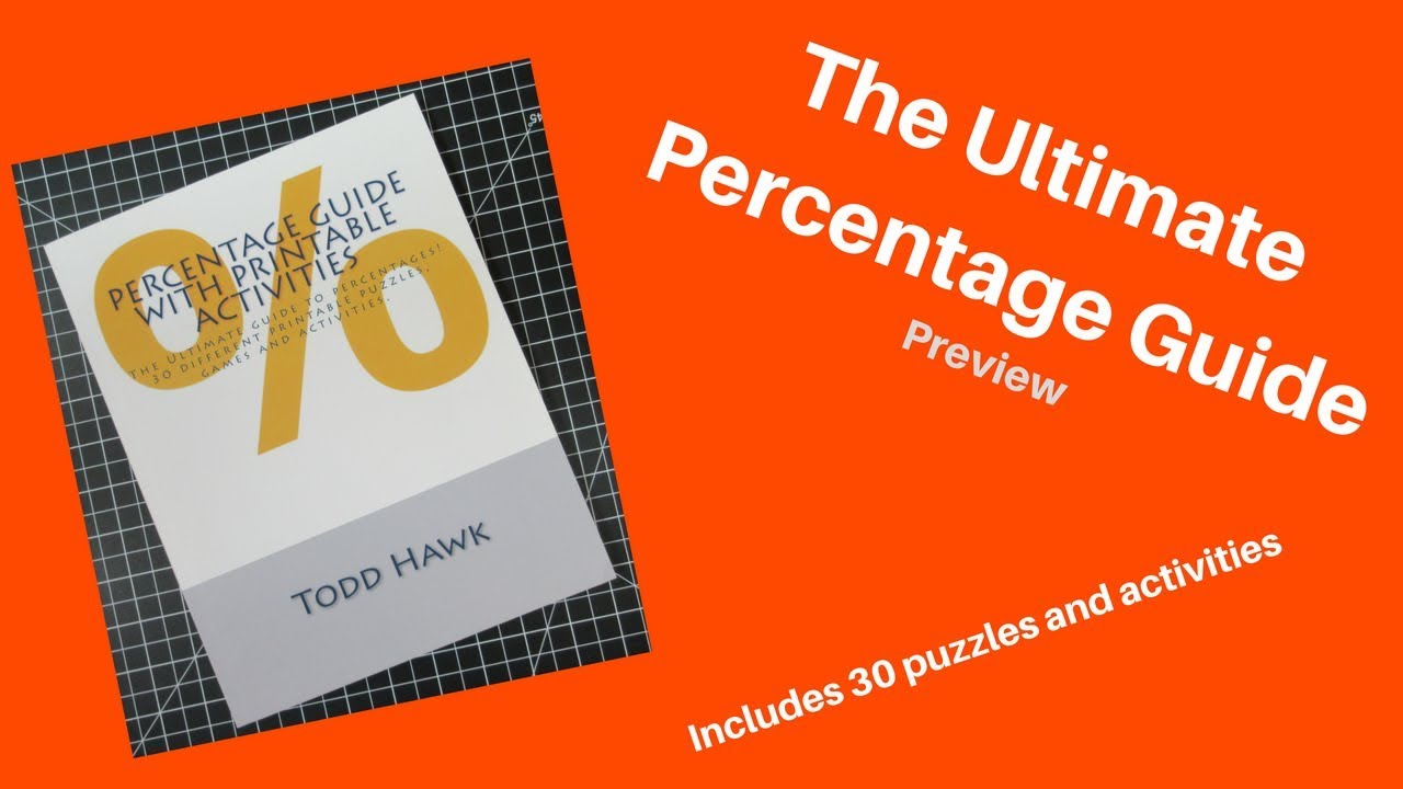 Percentage Guide with Printable Activities - Preview