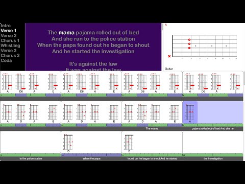 Me And Julio Down By The Schoolyard - Paul Simon (play-along for guitar)