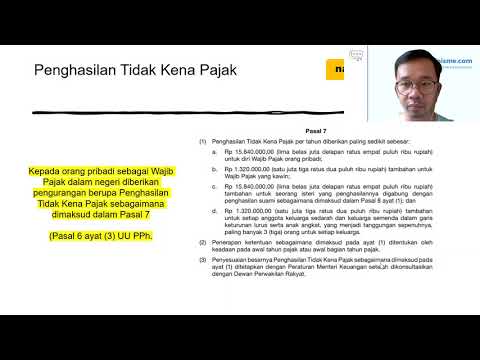 Penghasilan Tidak Kena Pajak (PTKP) dalam Penghitungan PPh Orang Pribadi