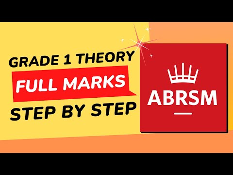 Ace your Grade 1 Music Theory exam (ABRSM step by step)