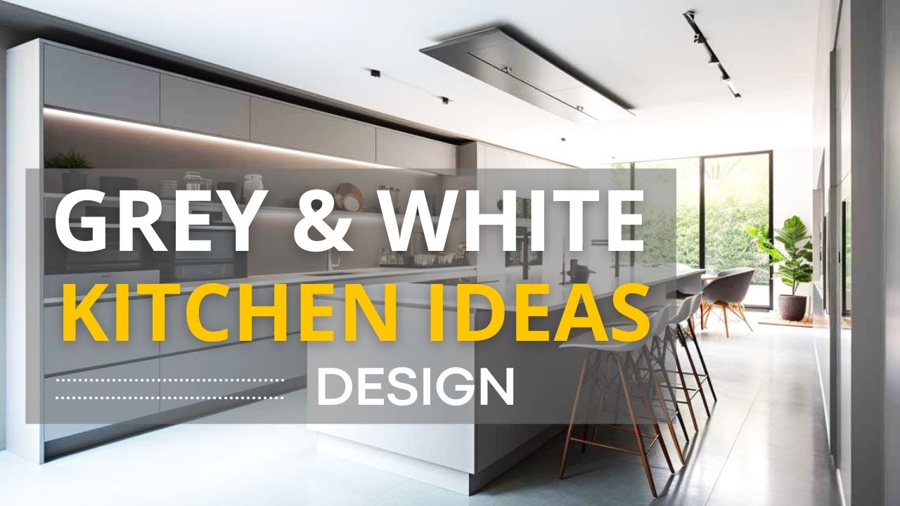 30+ Stunning Grey & White Kitchen Ideas | Modern Design Guide 2025